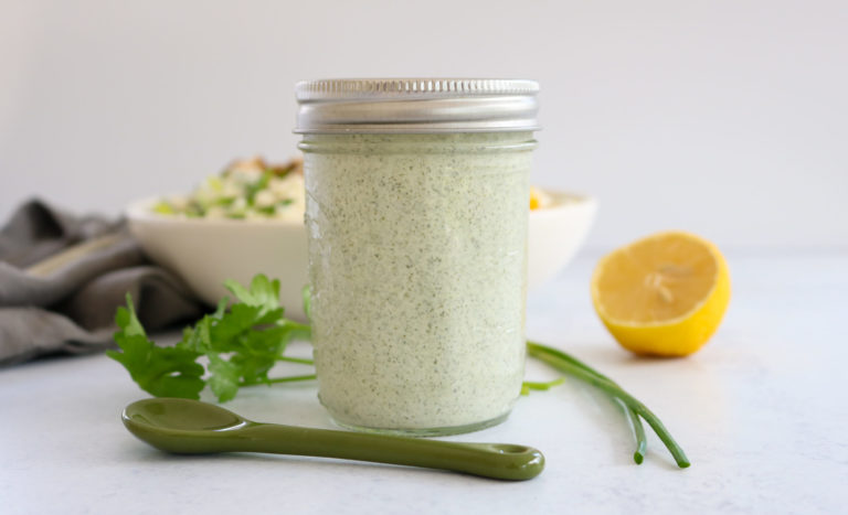 Homemade Herb Ranch Dressing - Healthy Mama Kris