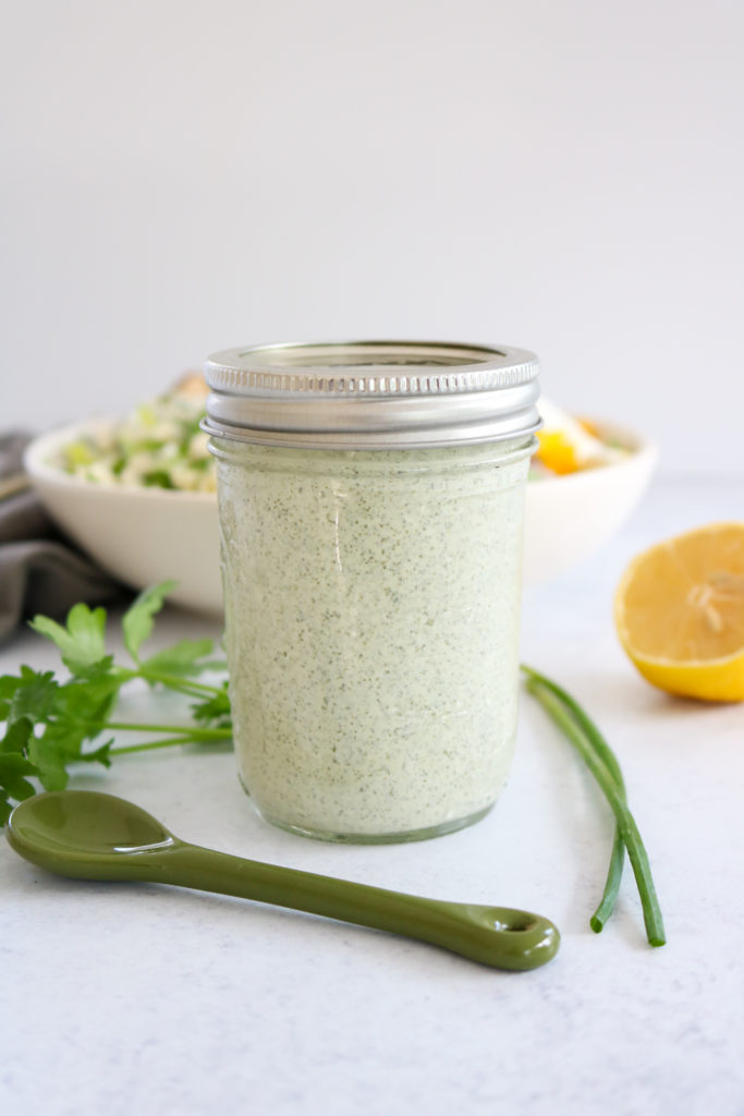 Homemade Herb Ranch Dressing - Healthy Mama Kris