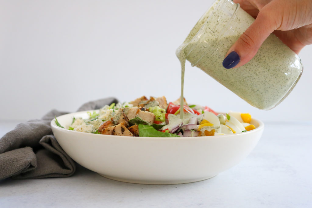 Homemade Herb Ranch Dressing - Healthy Mama Kris