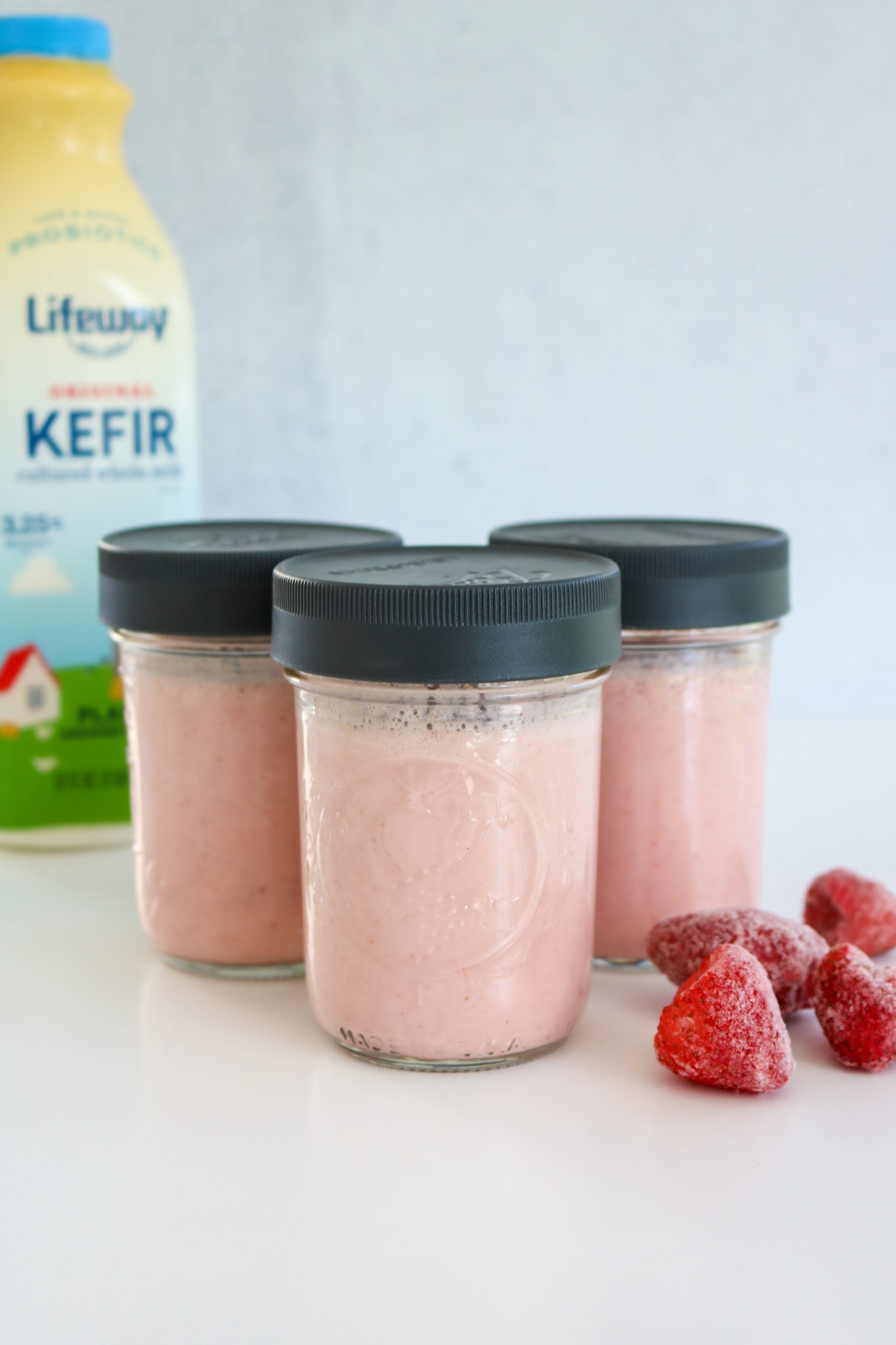 Three-Ingredient Drinkable Yogurt (with options!) - Healthy Mama Kris