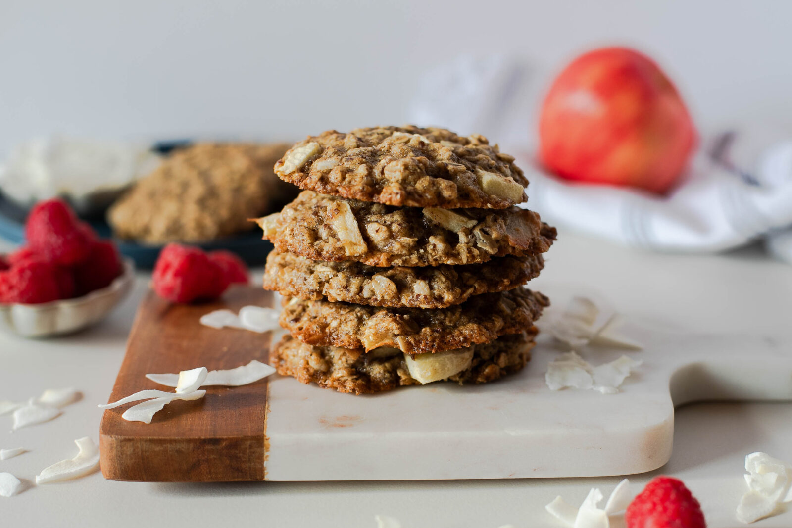 Apple Coconut Spice Breakfast Cookies - Healthy Mama Kris